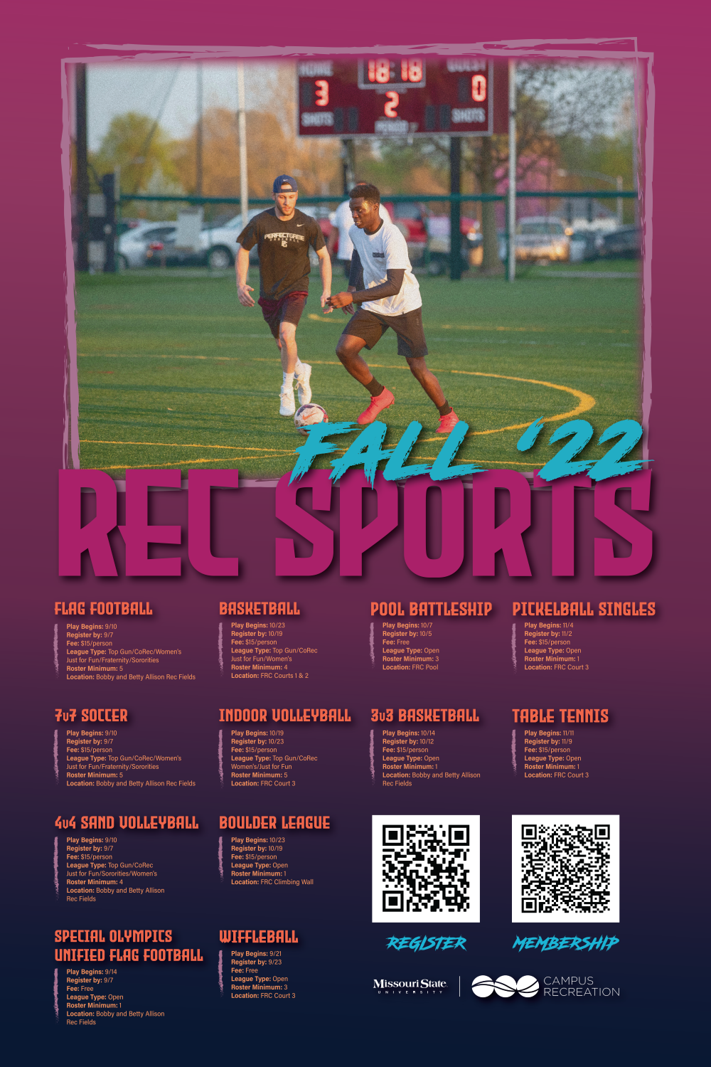 Rec Sports - Campus Recreation - Missouri State