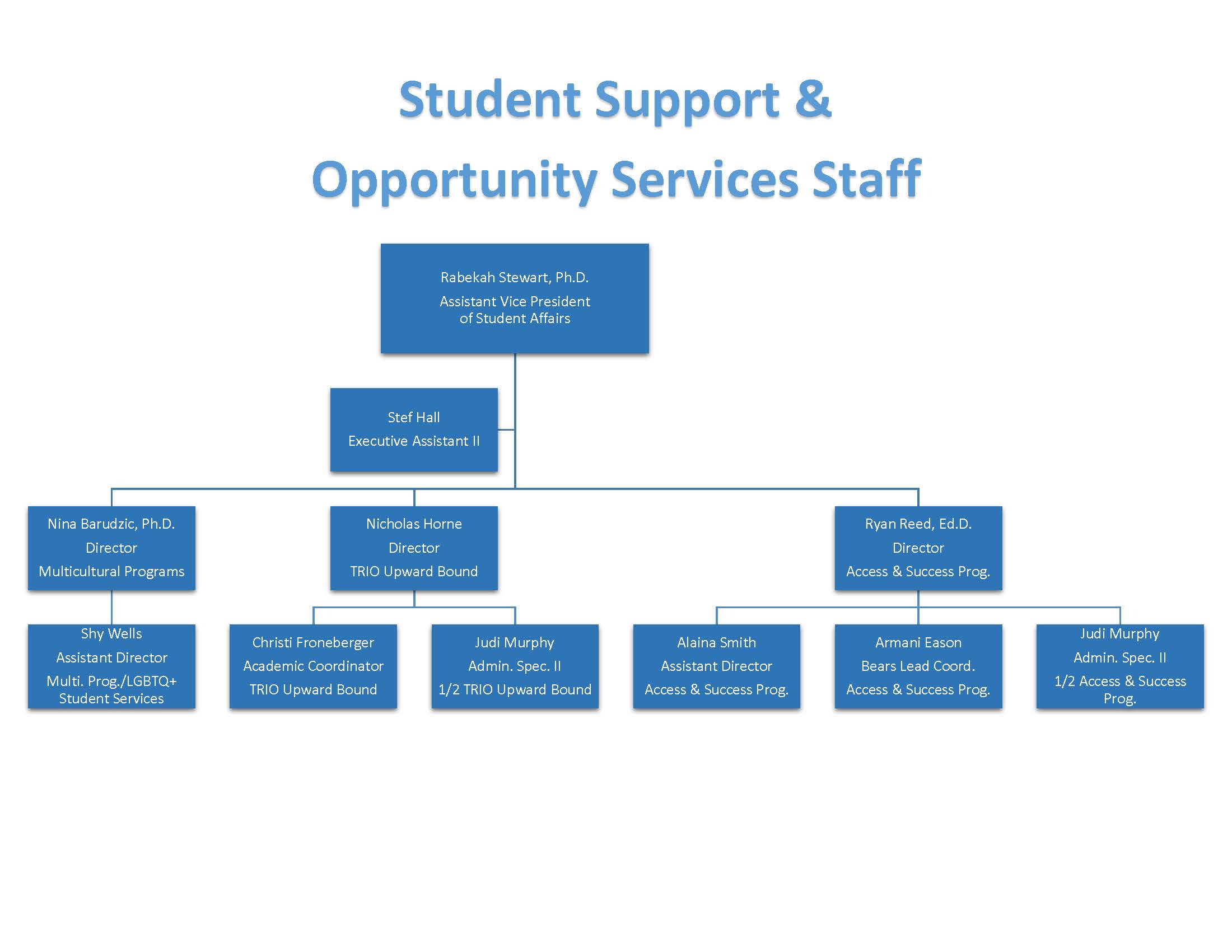 Organization Chart - Student Support and Opportunity Services ...