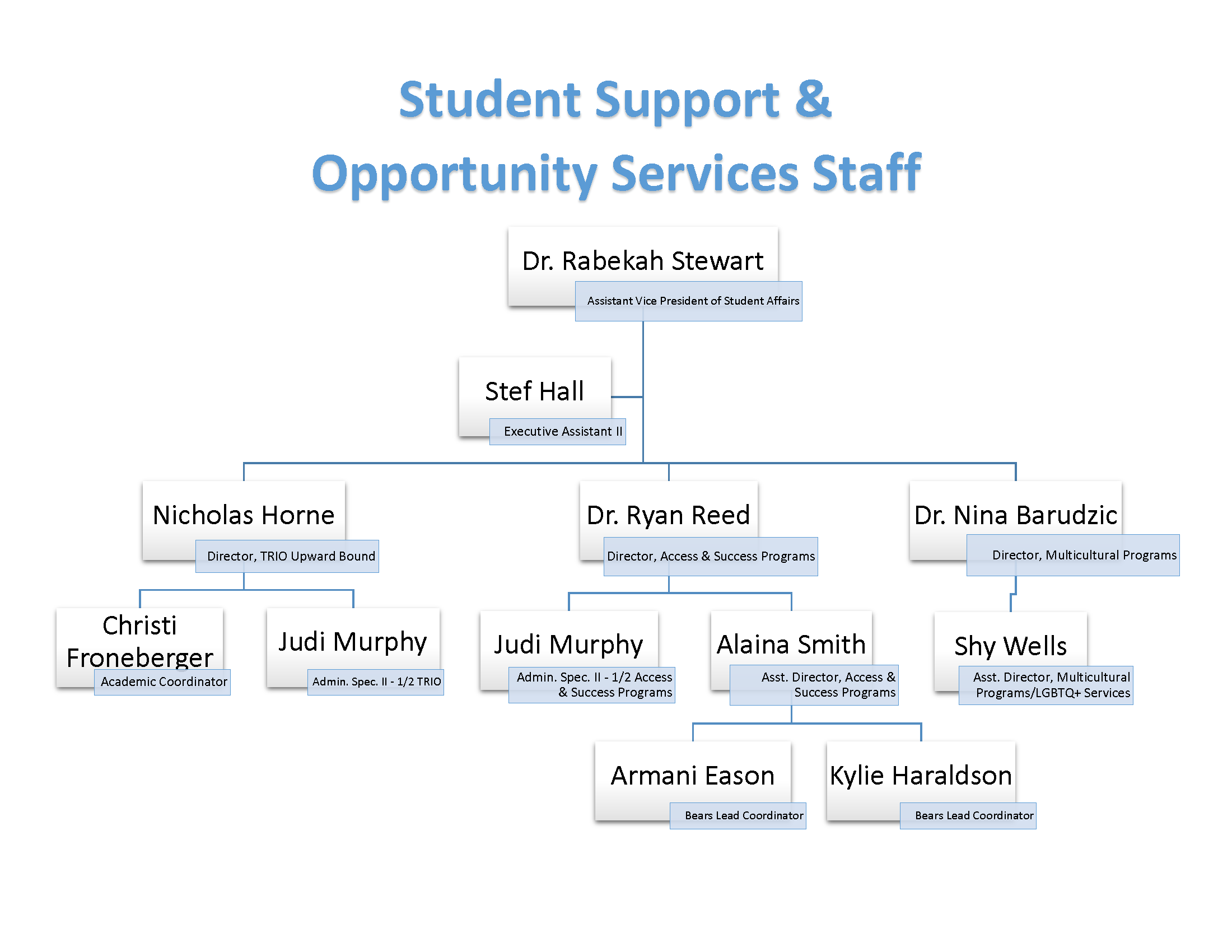 Organization Chart - Student Support and Opportunity Services ...