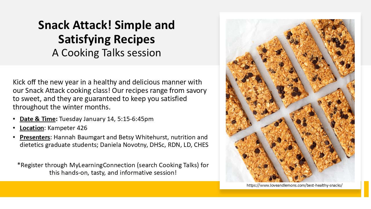 Cooking Talks - Nutrition and Dietetics - Employee Wellness Programs ...