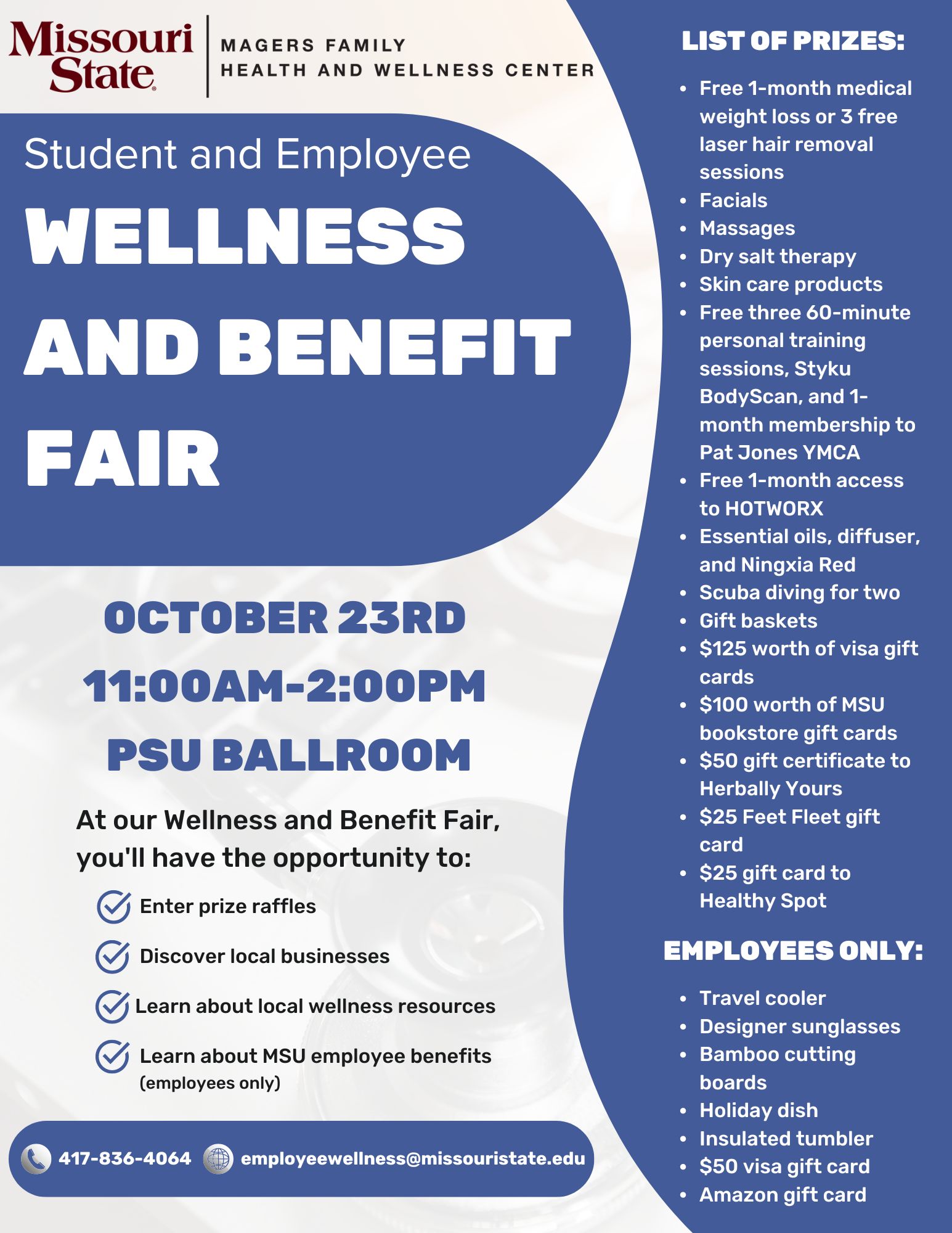 Wellness and Benefits Fair - Employee Wellness Programs - Missouri State